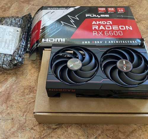 Видеокарта sapphire rx 6600 pulse