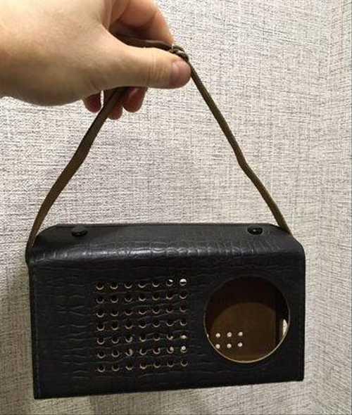 Кожаный чехол на радиоприемник СССР