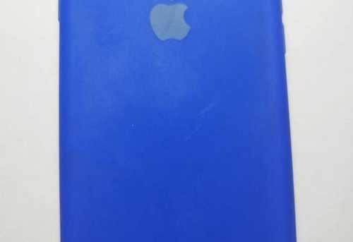 Чехол синий матовый на айфон 7 iPhone