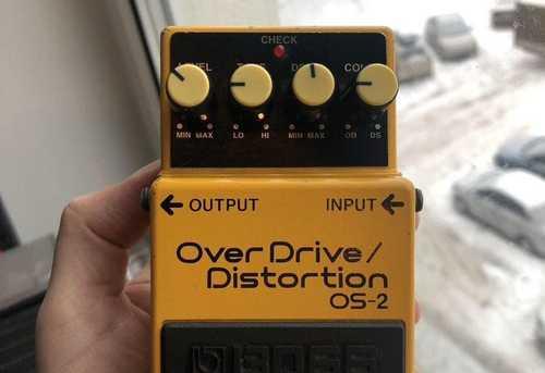 Гитарная педаль Boss OS2 overdrive