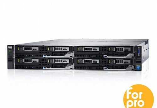 Сервер dell FX2S 4xFC630 8xE5-2660v3 192GB, H730