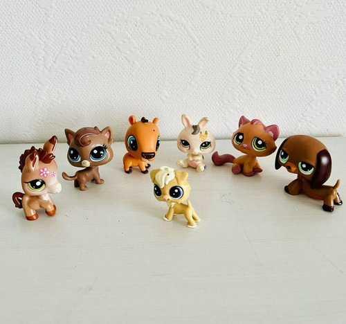 Littlest pet shop lps лпс набор 7 штук