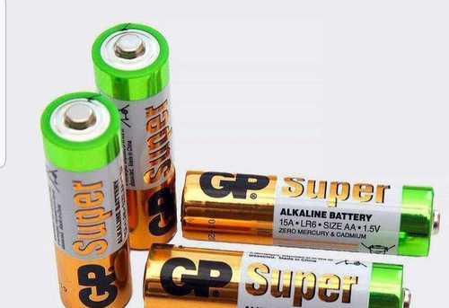 Батарейки GP AA 4 шт. (Пальчиковые)