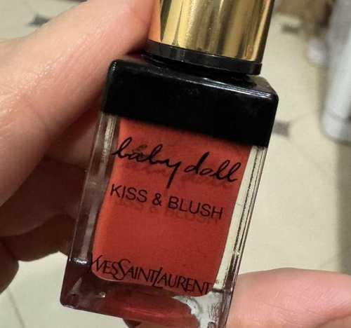 Yves saint laurent kiss blush помада румяна