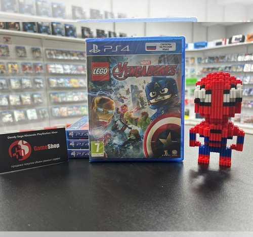 Диск lego Marvel Avengers PS4