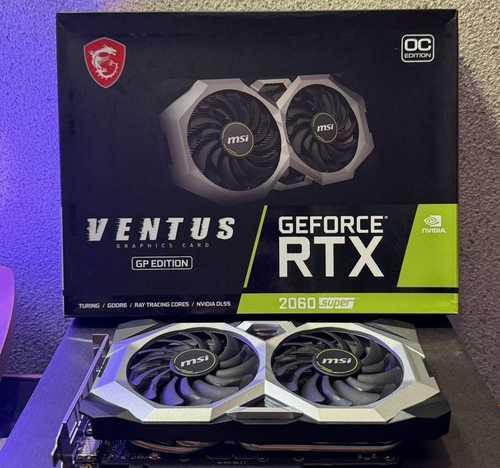 Видеокарта MSI GeForce RTX 2060 Super 8GB GP OC