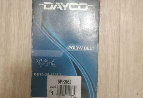 Ремень генератора поликлиновый Dayco 5PK968