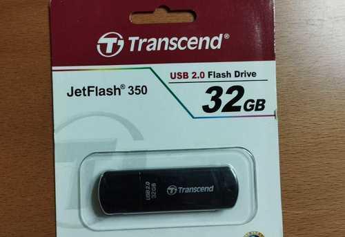 Флешка usb 32гб transcend