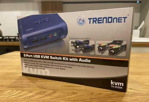 Trendnet Kvm TK-209. Квм свитч