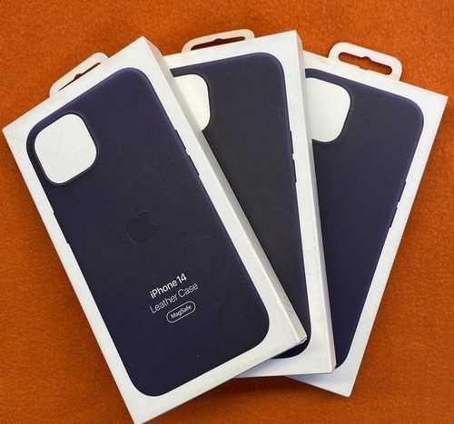 iPhone 14 Leather Case Ink (New)