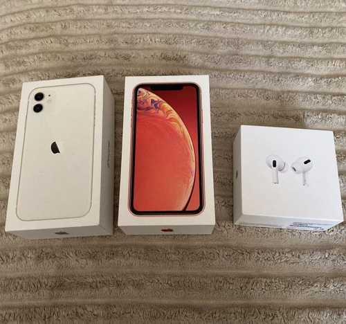 Коробка от iPhone 11, XR, airpods pro