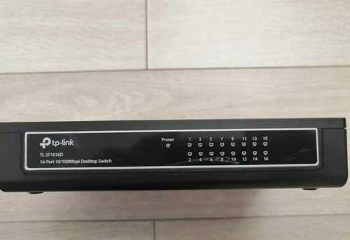 Коммутатор TP-Link TL-Sf1016d