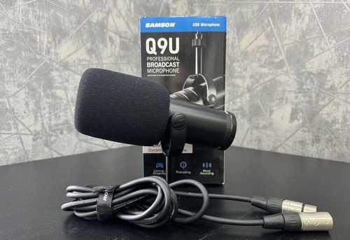 Микрофон для подкастов Samson Q9U USB-XLR