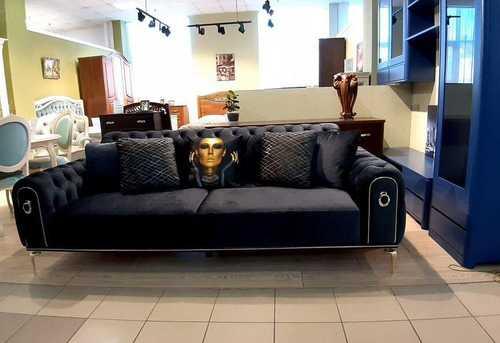 Дизайнерский диван кровать Albello темный велюр