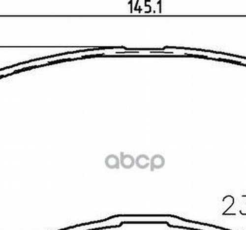 Колодки тормозные дисковые перед (PF-3548)