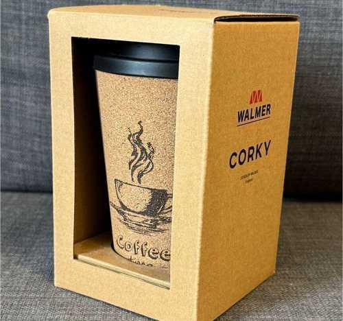 Термокружка дорожная Walmer Corky Coffee 350 мл