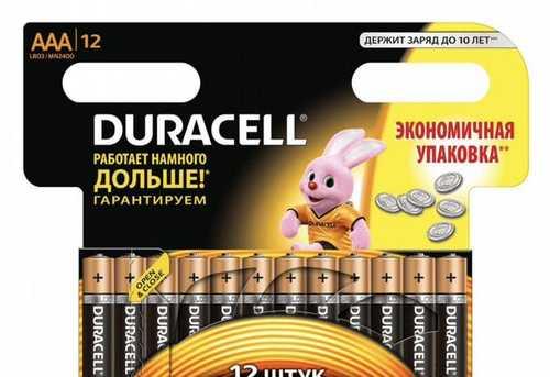 Батарейки duracell simply aаа LR03 алкалиновые