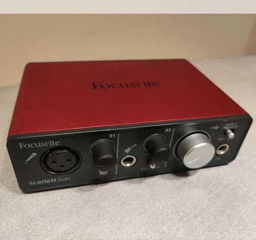 Звуковая карта Focusrite Scarlett solo 2rd gen