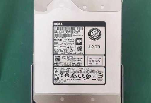 Жесткий диск dell 9HXK6 12Tb 7.2K 12Gb/s