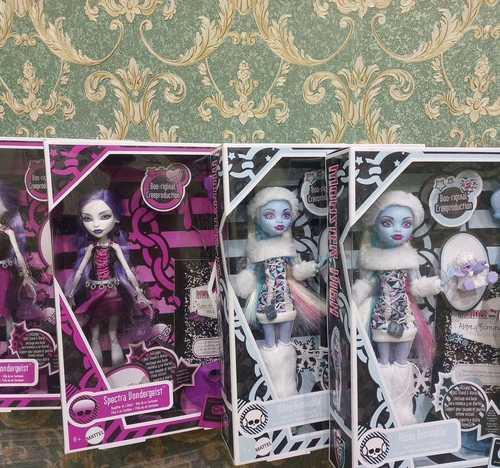 Monster high Эбби и Спектра в отличных коробках