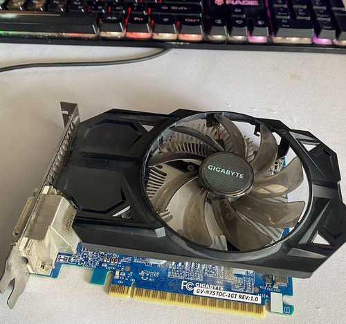 Видеокарта gigabyte GTX 750Ti OC