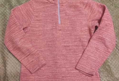 Флисовый свитер для девочки 6-8 лет