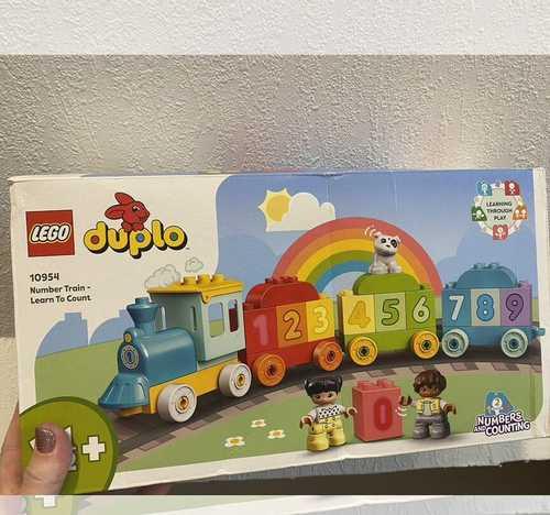 Lego duplo поезд с цифрами