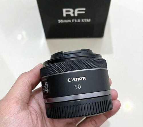 Canon rf 50mm f1.8 stm новый
