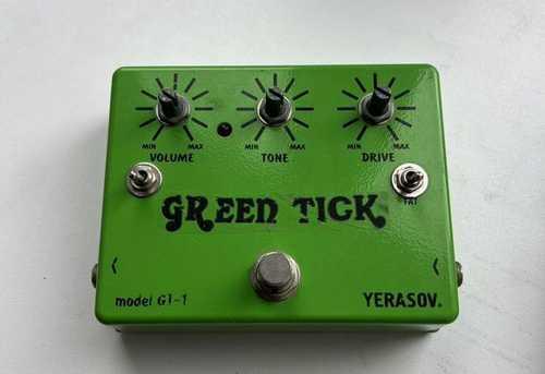 Гитарная педаль green tick yerasov gt-1