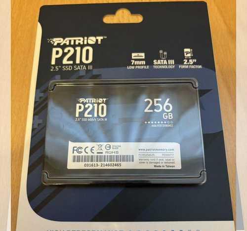 Новые ssd диски 256Гб