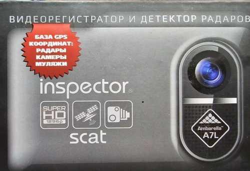 Inspector scat Видеорегистратор и детектор 2в1