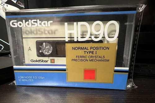Аудиокассета GoldStar HD90 синяя редкая