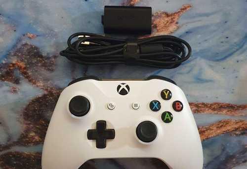 Геймпад Xbox One S белый