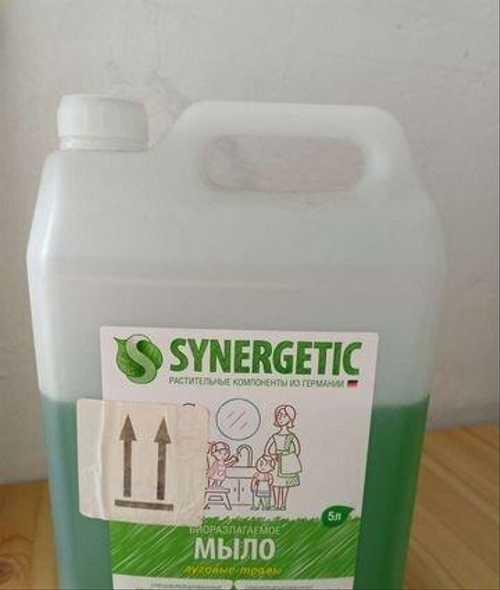 Жидкое мыло synergetic 3 л луговые травы