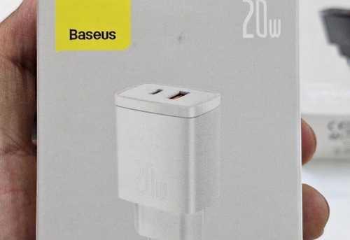 Зарядное Baseus 20W Compact Quick Charger C+U