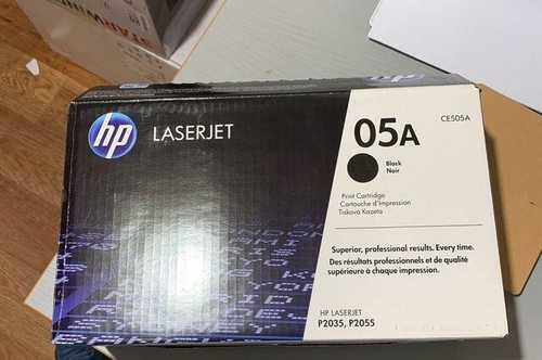 Картридж лазерный HP 05A CE505A черн