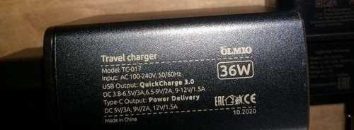 QuickCharge 3.0,Olmio tc-017