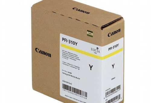 Картридж Canon PFI-310Y желтый увеличенный оригина