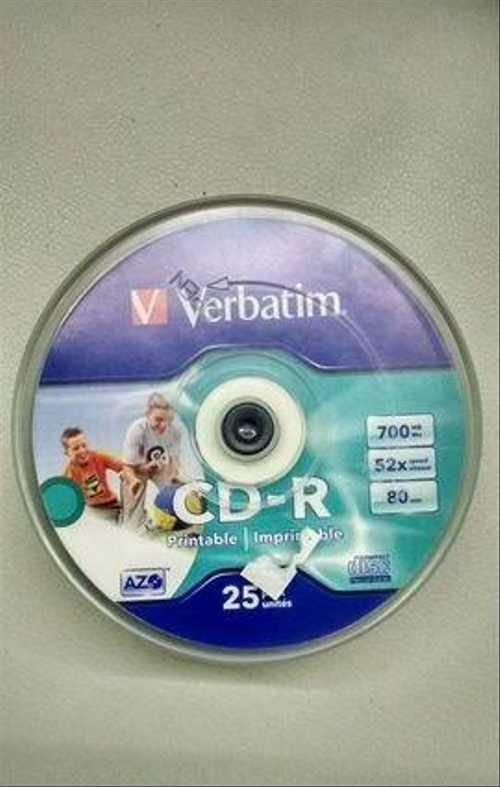 CD-R Verbatim printable 23шт