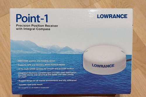 Lowrance point 1 Внешний GPS-модуль со встроенным