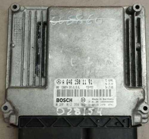 Блок управления двигателем mercedes-benz vito w638 2.2 a6461501191