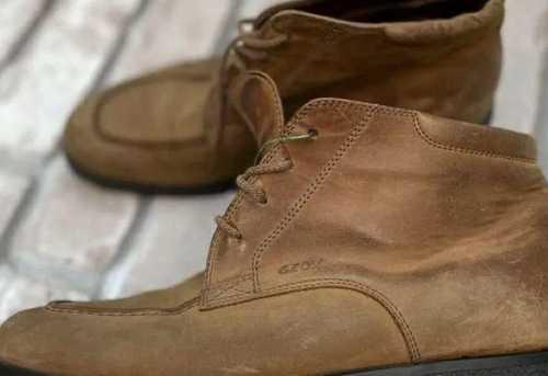 42р Geox винтаж ботинки кожаные мужские ремонт
