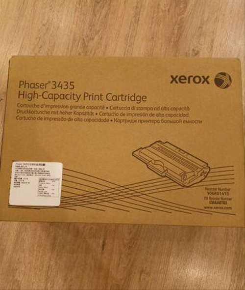 Картридж xerox 3435