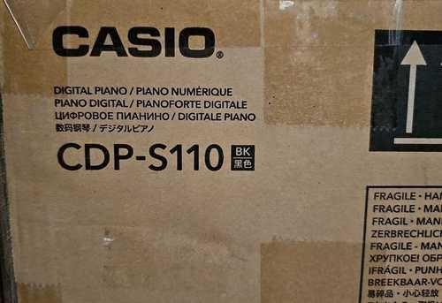 Пианино цифровое Casio CDP-S110BK от музторг