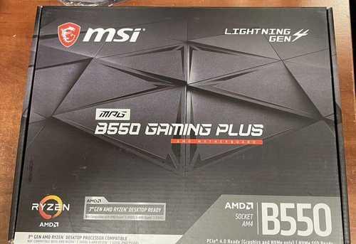 Материнская плата MSI MPG B550 Gaming Plus