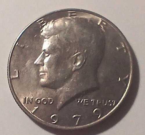 Монета half dollar Kennedy 1979