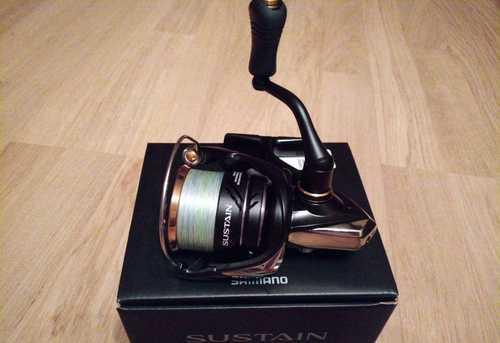 Катушка Shimano 21 Sustain 2500 + пл.шнур YGK