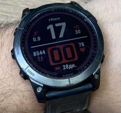 Garmin fenix 7x sapphire solar titanium