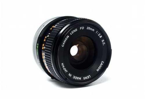Canon Lens FD 28mm f2.8 S.C