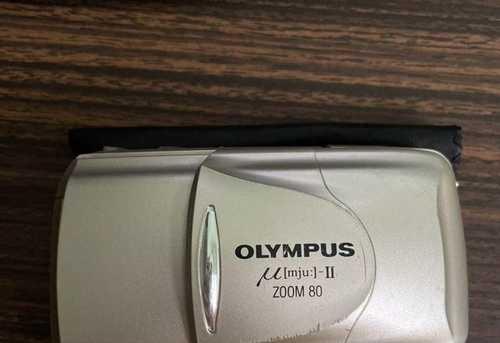 Фотоаппарат пленочный olympus MJU II zoom 80